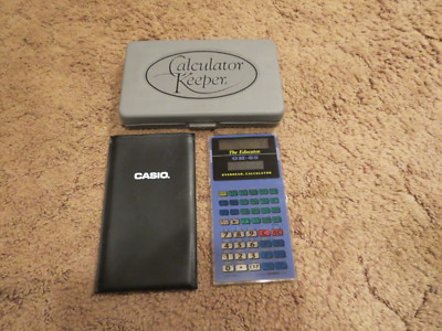CASIO THE EDUCATOR OH-65 OVERHEAD CALCULATOR COMPANION TO CASIO fx-65 ...