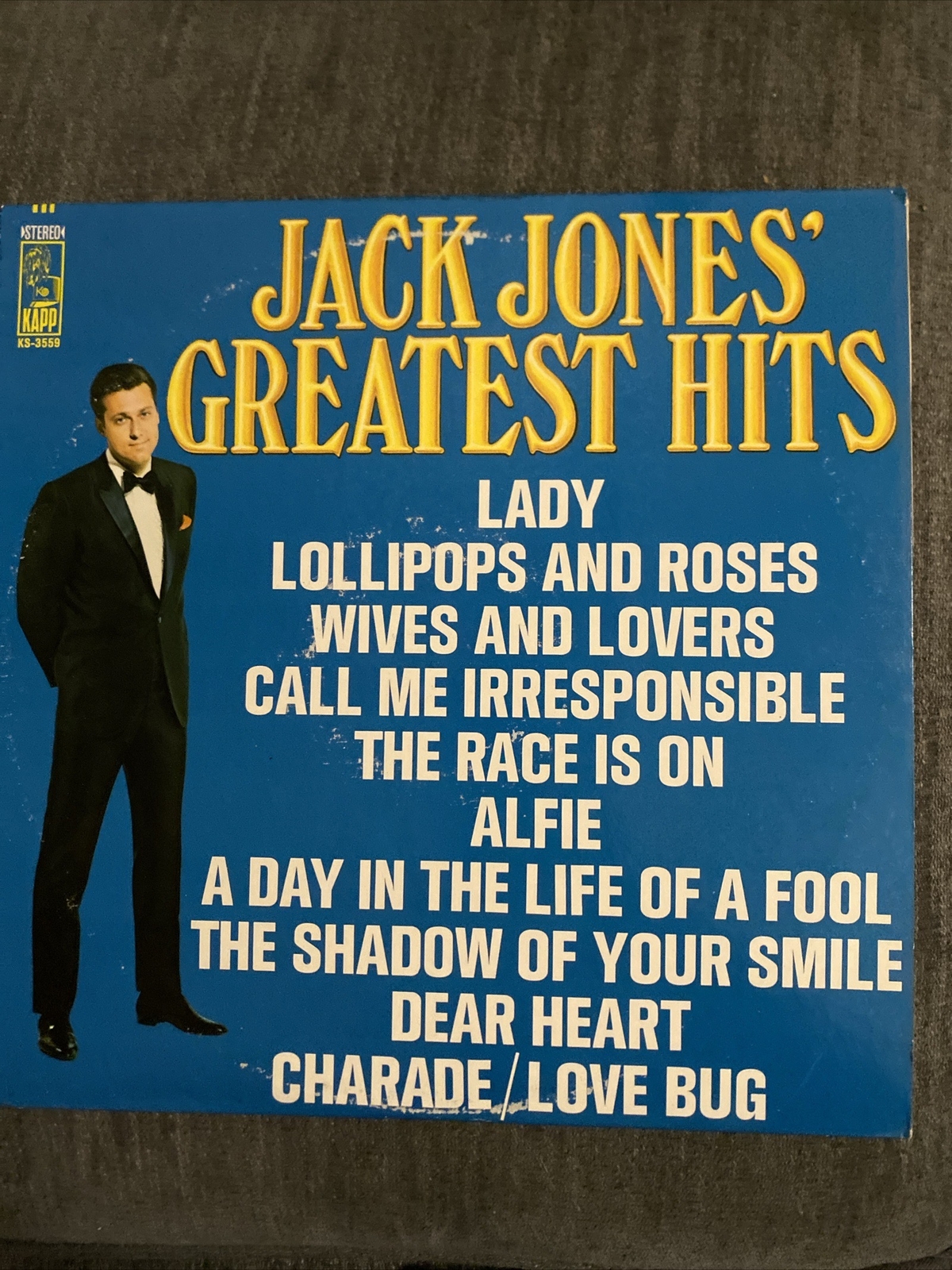 JACK JONES GREATEST HITS RECORD KAPP Vinyl LP 1968 | eBay