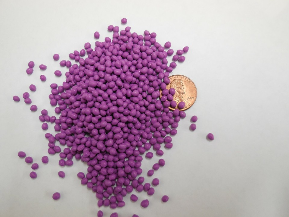 Purple Colorant for PP or PE Concentrate Plastic Pellets Resin 5 Lbs ...