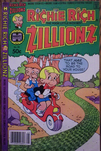 Richie Rich Zillionz #25 - March 1981 - Harvey Comics - HIGH QUALITY ...