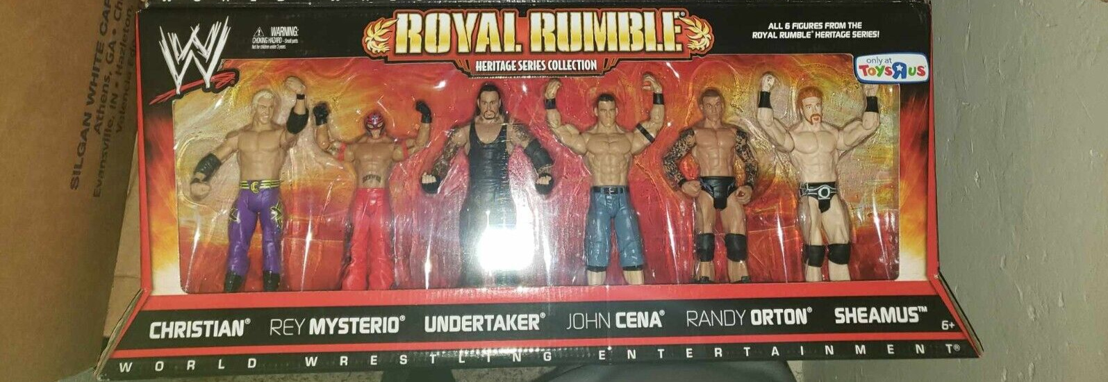 WWE Toys R Us Exclusive Mattel Royal Rumble Heritage Collection Box Set ...