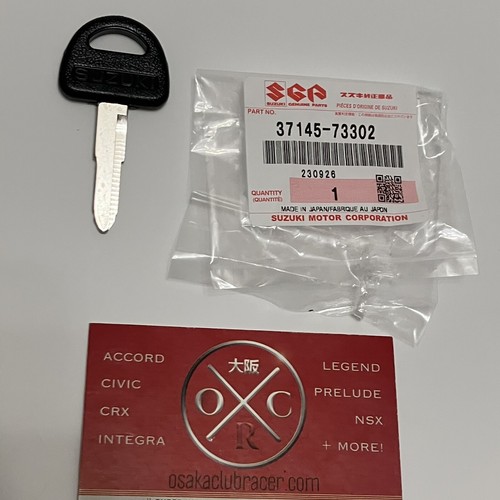 Genuine OEM SUZUKI Spare Key Blank Uncut Samurai Jimny Swift Carry ...
