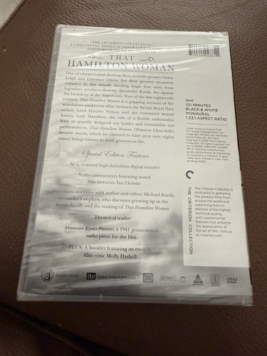That Hamilton Woman (Criterion Collection) (DVD, 1941) 715515048811 | eBay