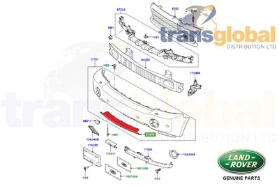 Range Rover L322 Front Bumper Lower Deflector GENUINE LR DXJ500040 | eBay