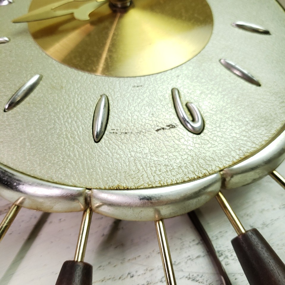 1963 Robert Shaw LUX MCM Danish Starburst Sputnik Teak Atomic Wall ...