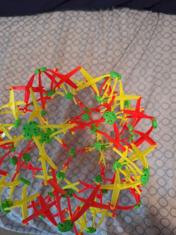 Hoberman Original Mini Sphere Neon Yoga Breathing Ball | eBay