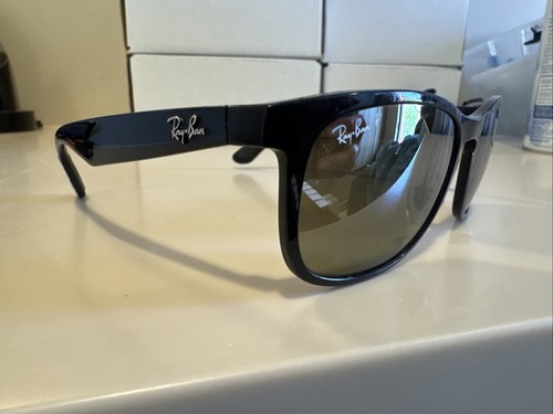 Ray-Ban Chromance RB4263 55mm Polarized Sunglasses Black Frame/ Silver ...