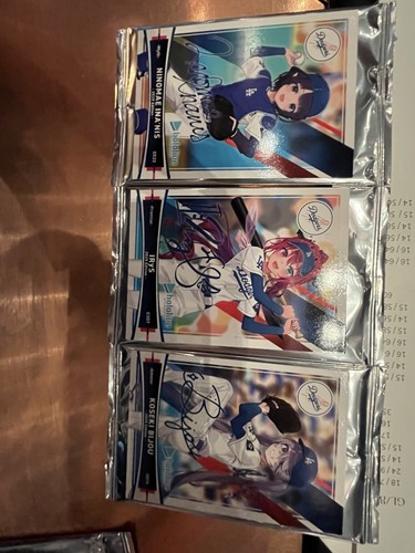 Los Angeles Dodgers Hololive 3 Pack Promo Cards SGA 07/05/2025 | eBay