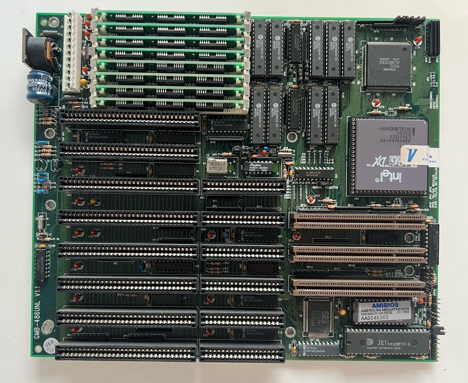 Gemlight GMB-486UNL + Intel 486DX-33 + Ram & Original Manual Included ...