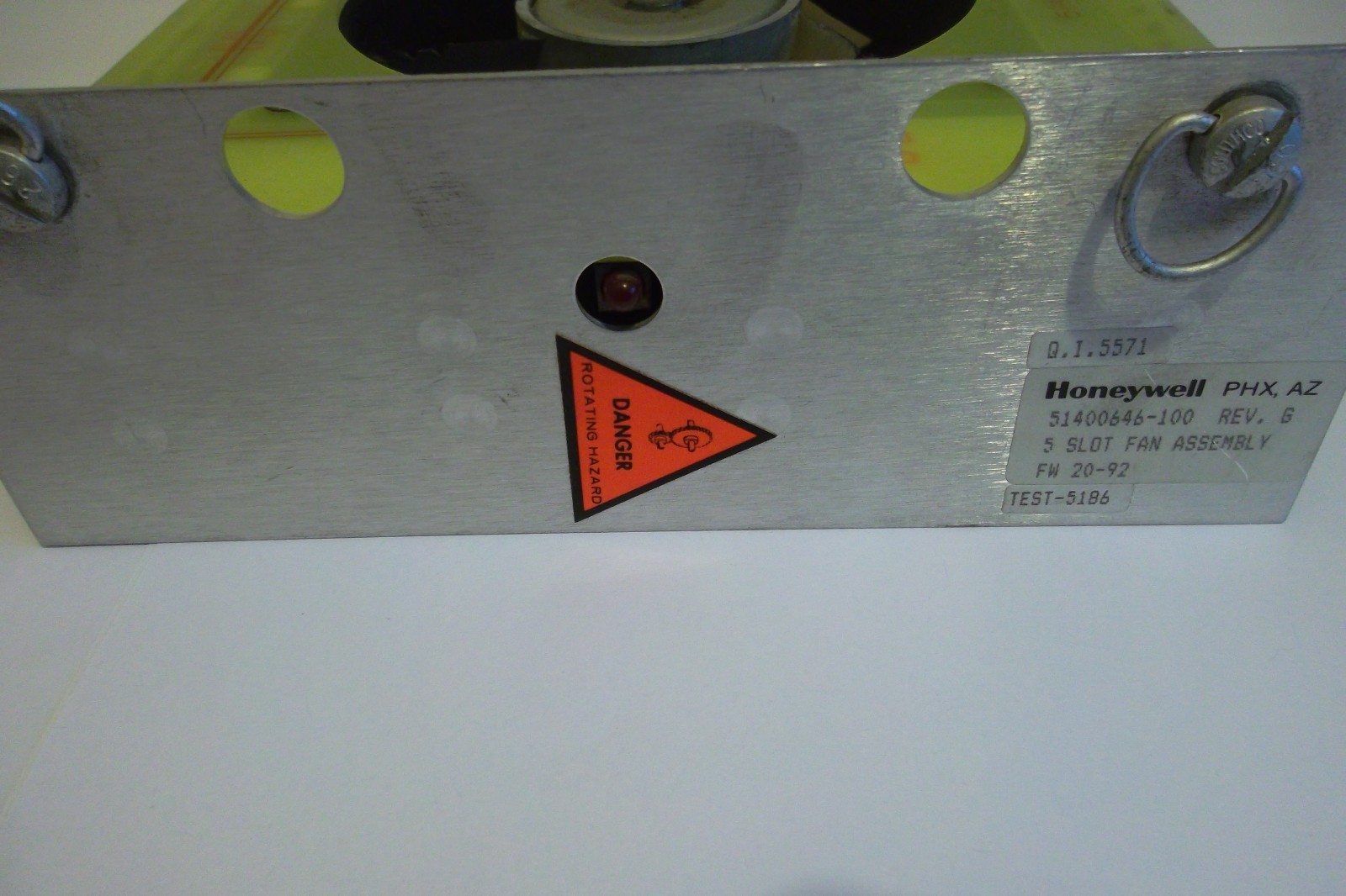 Honeywell 51400646-100 Rev G 5 Slot Fan Assembly 51400764-100 J PLC 51400763 F | eBay