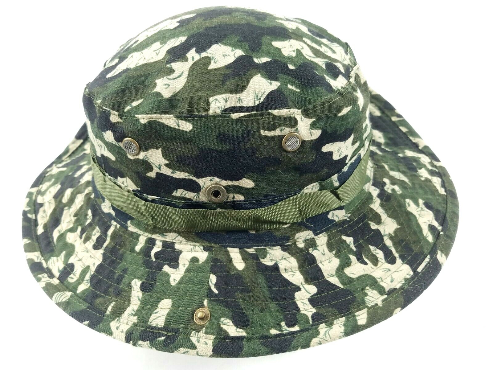 Fishing Hiking Cap YOUGLE Military Camo Bucket Hat - Cotton Ripstop ...