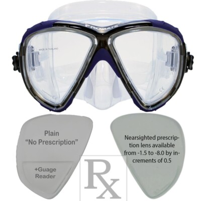 Promate MK265 RX Prescription Optical Scuba Dive Snorkeling Mask ...