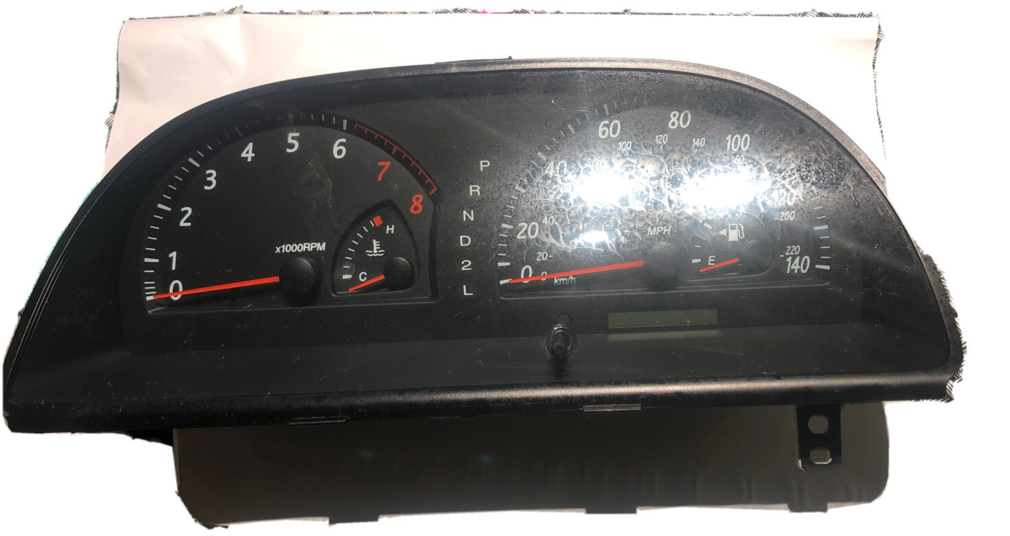 2002 - 2004 TOYOTA CAMRY INSTRUMENT CLUSTER BLACK FACE 83800-06630-00 ...