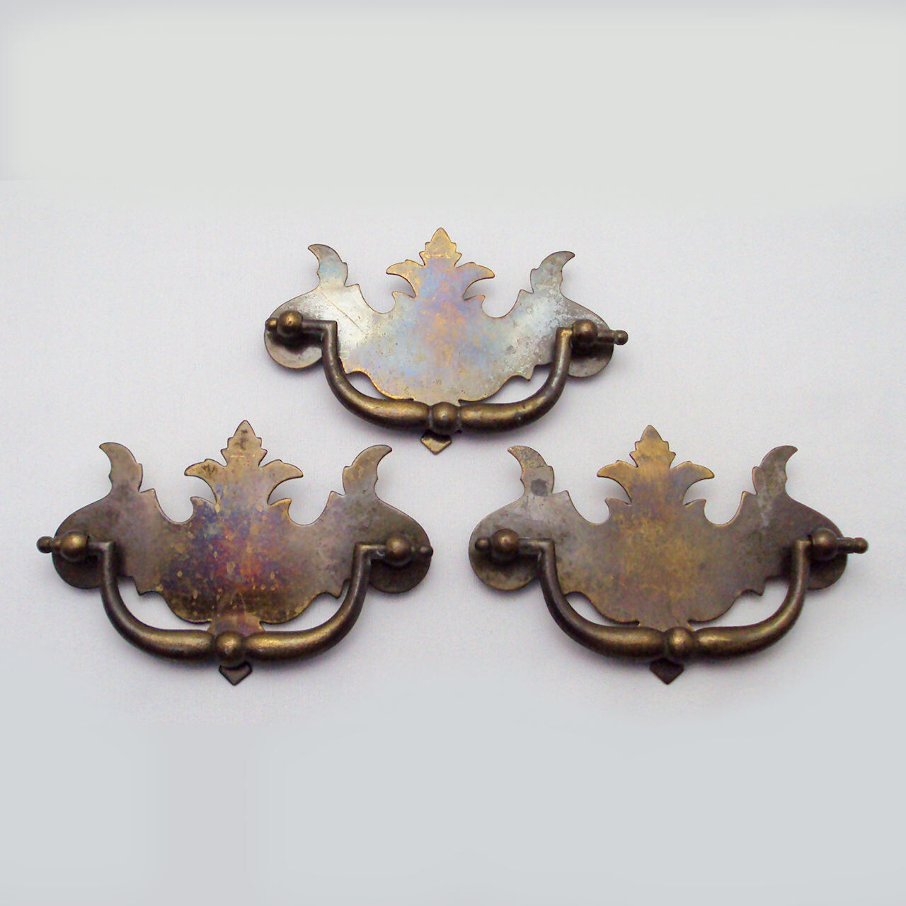 Brass Chippendale Bail Pull Batwing Drawer Pull DC10 A657 3" Center | eBay