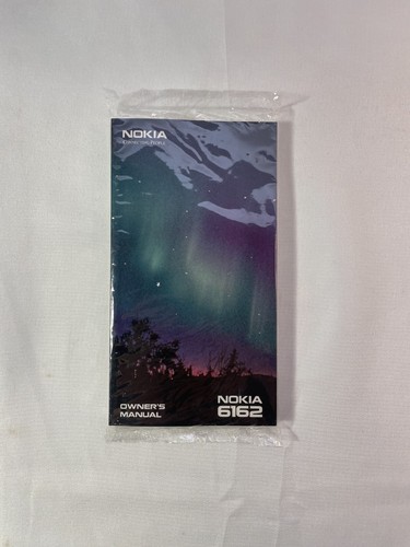 Nokia 6162 Owners Manual Vintage Cell Phone Owners Manual Phone | eBay