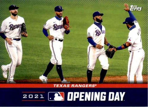 2021 Topps Opening Day Opening Day #OD8 Texas Rangers | eBay