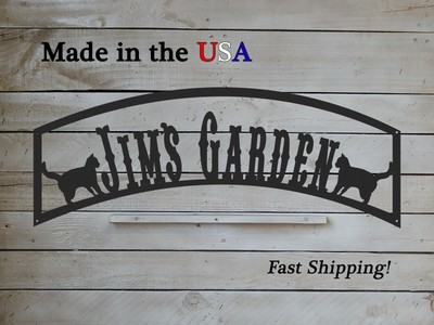 Farm Sign with Cats, Barn Cat, Mouser, Large Entrance Arch ...