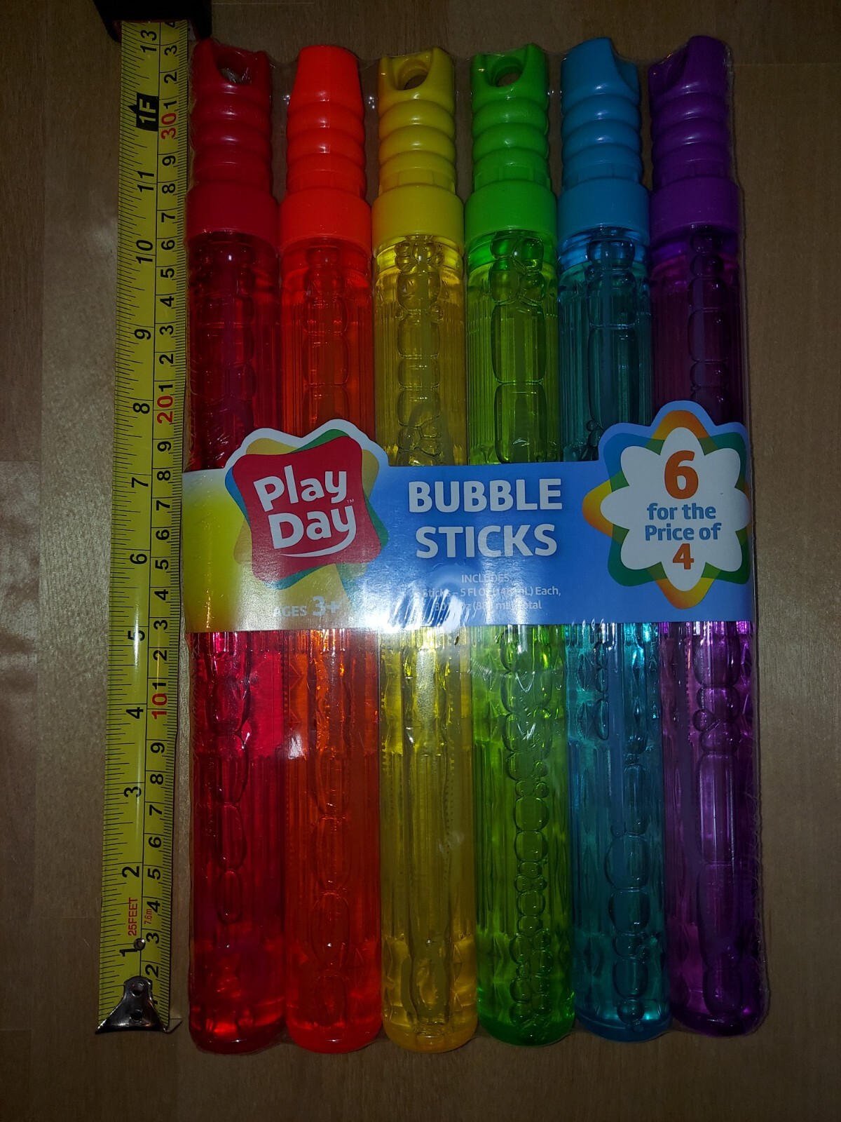 Play Day Bubble Sticks Set of 6 Multicolor Outdoor Toy R1 for sale ...