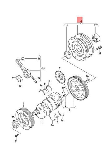 Genuine AUDI A4 Avant S4 quattro A5 S5 Cabriolet Flywheel 0AW105317K | eBay