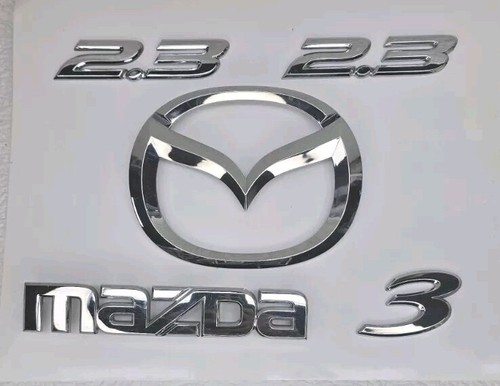 2004-2009 Mazda 3 2.3 Emblems*Set of 5 Emblems*All in*Excellent Used ...