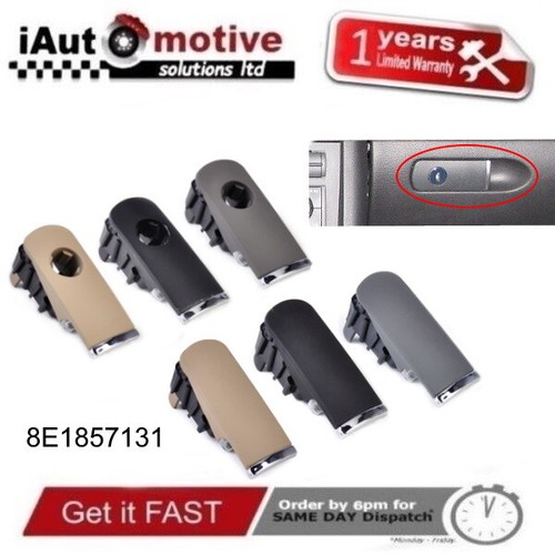 For Audi A4 B6 B7 2001 - 2007 Glove Box Lid Handle Lock Puller Black ...