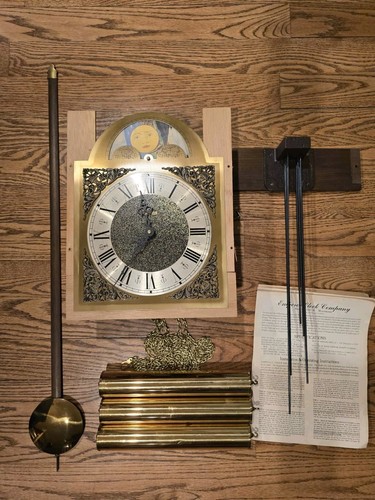 Emperor 100 Grandfather Clock Dial Jauch 77cm Movement Weights Pendulum ...