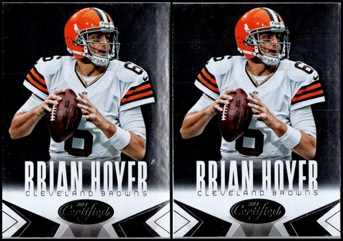 Panini Certified Brian Hoyer (2) Card Lot - A REAL GEM – MAKE EVERY DAY ...