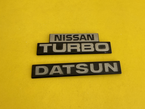 84 85 86 87 88 89 NISSAN 300ZX DATSUN TURBO REAR TRUNK EMBLEM LOGO ...