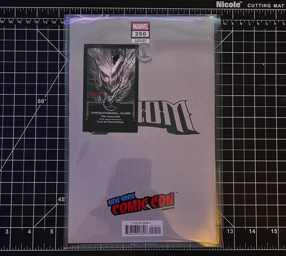 Venom 250 Peach Momoko Foil Virgin NYCC 2025 | eBay