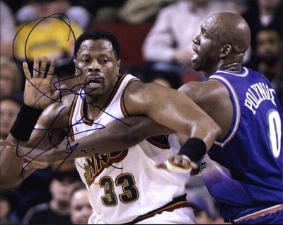 Olden Polynice signed NBA basketball 8x10 photo W/Certificate ...