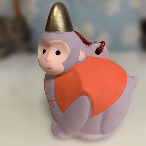 Monkey Zodiac Bell with Ball Inside, Good Condition, Chinese Zodiac ...