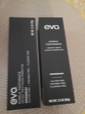 TWO EVO Purple Toothpaste Instant Teeth Color Correction 3.5oz ...