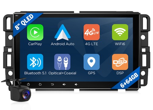 Eonon Android 13 6+64 8" Car Play Radio Stereo GPS Head Unit For GMC ...