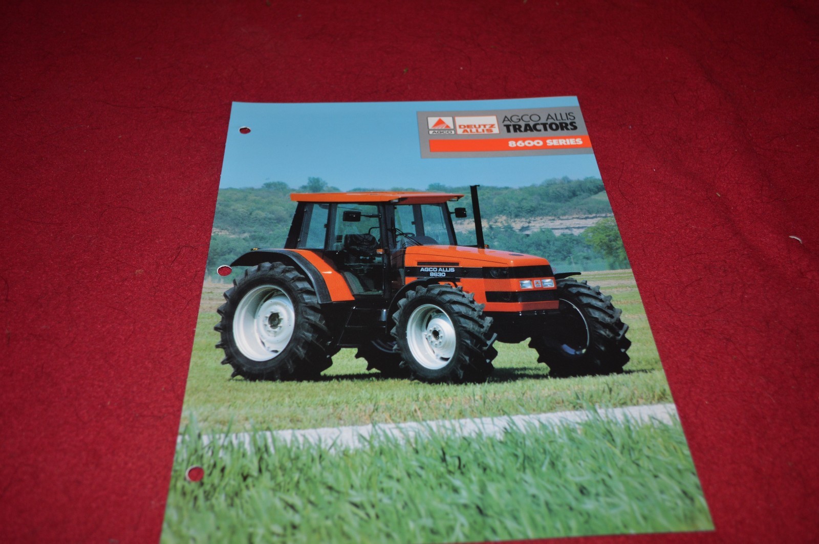 Deutz Allis Chalmers 8610 8630 Tractor Dealer's Brochure DCPA2 | eBay