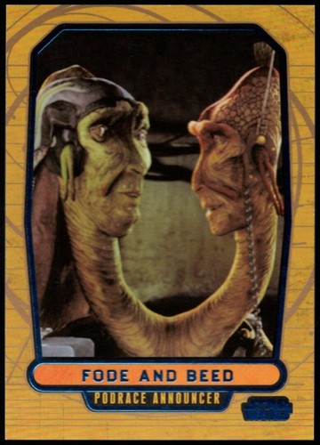 2013 Topps Star Wars Galactic Files 2 "BLUE FOIL" #392...FODE AND BEED ...