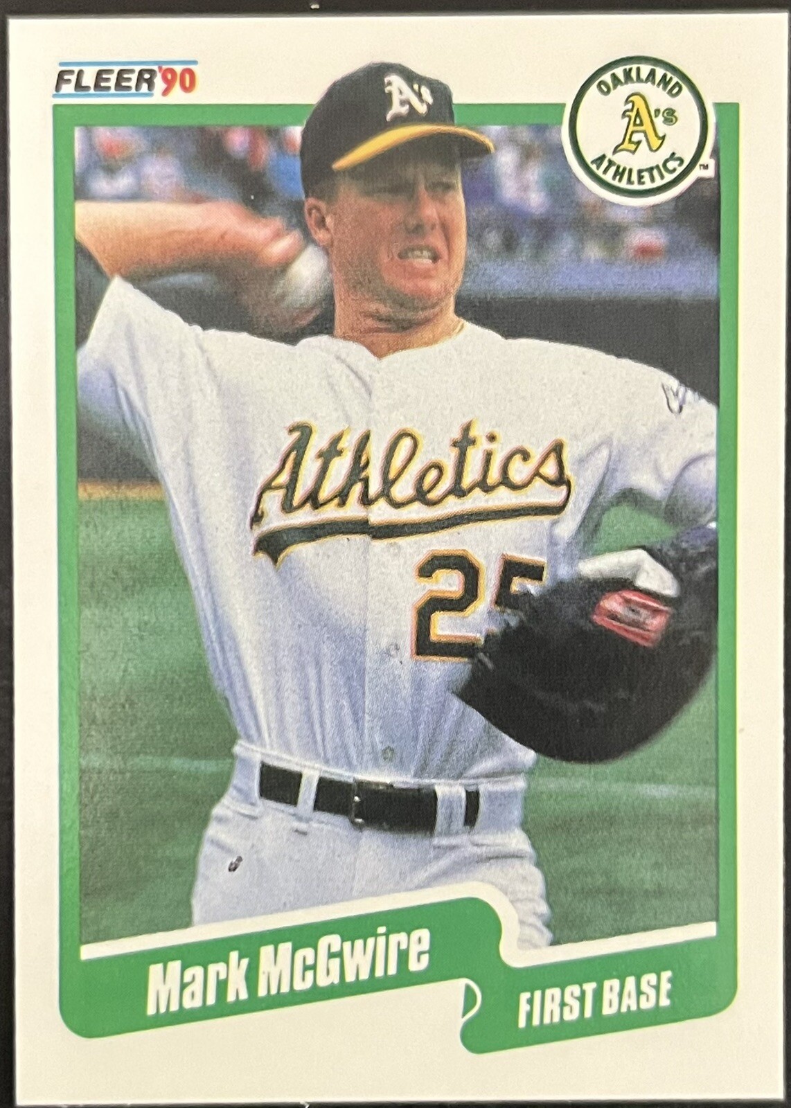 Mark McGwire 1990 fleer baseball ERROR CARD and MISPRINTS MINT | eBay
