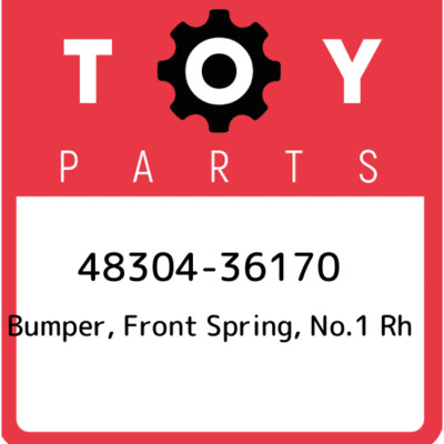 48304-36170 Toyota Bumper, front spring, no.1 rh 4830436170, New ...