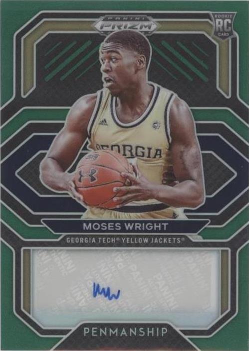 2021-22 Panini Prizm Draft Picks - College Penmanship Moses Wright #CP ...