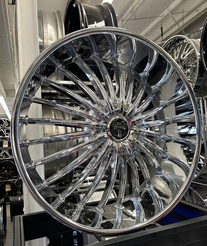 26” DUB SUAVE 6x139.7 CHEVY GMC CADDY ESCALADE SIERRA DODGE RAM TITAN 6 ...