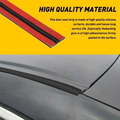 10FT 3M Car Window Door Edge Seal Strip Rubber Weatherstrip Guard ...
