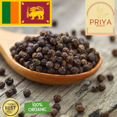 Ceylon Whole Black Pepper 100% Natural Pure Organic Herbs Spices SRI ...