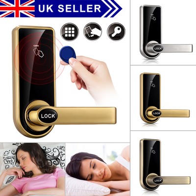 Electronic Code Door Lock Digital Keypad Card Smart Keyless Security ...