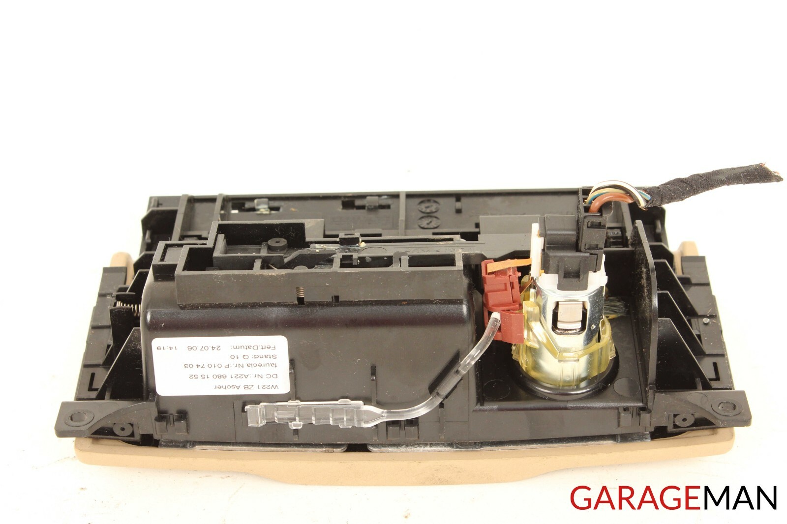 07-09 Mercedes W221 S550 Ash Tray Ashtray Lighter Compartment ...