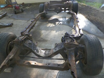 1965 1966 1967 Pontiac Catalina Grand Prix boxed frame rolling chassis ...
