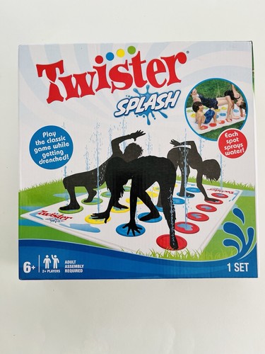 Hasbro Twister Splash Water Game for Kids Backyard Sprinkler Outdoor ...