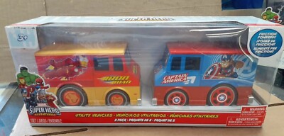 Marvel Super Hero Adventures CAPTAIN AMERICA & IRON MAN Utility ...