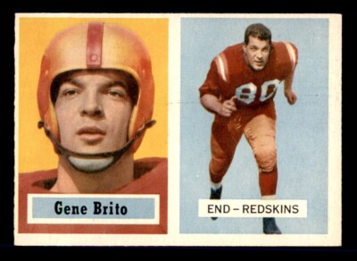 1957 Topps Football #48 Gene Brito NM+ | eBay