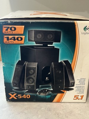 Logitech X-540 5.1 Surround Sound Speaker System - Open Box | eBay