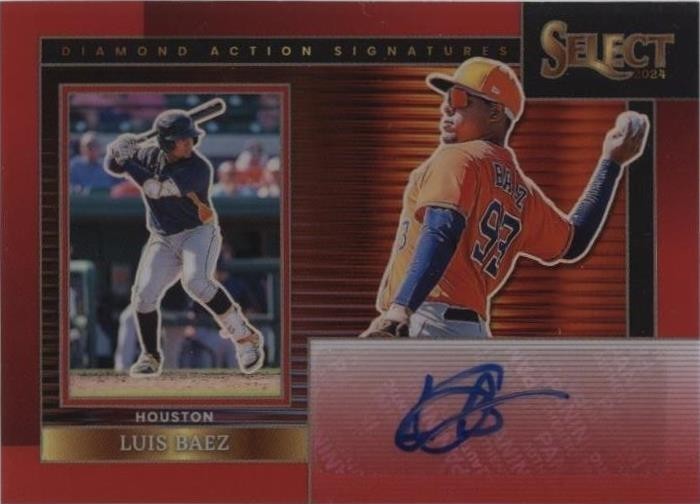 2024 Panini Select - Diamond Action Signatures Luis Baez #DAS-LB Red ...