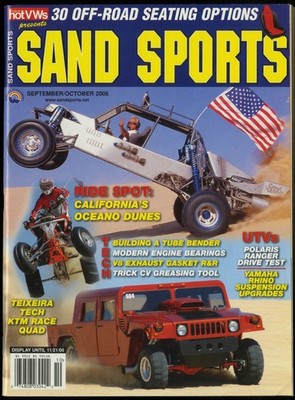 SEP/OCT 2006 SAND SPORTS MAGAZINE, CALIFORNIA OCEANO DUNES, POLARIS ...